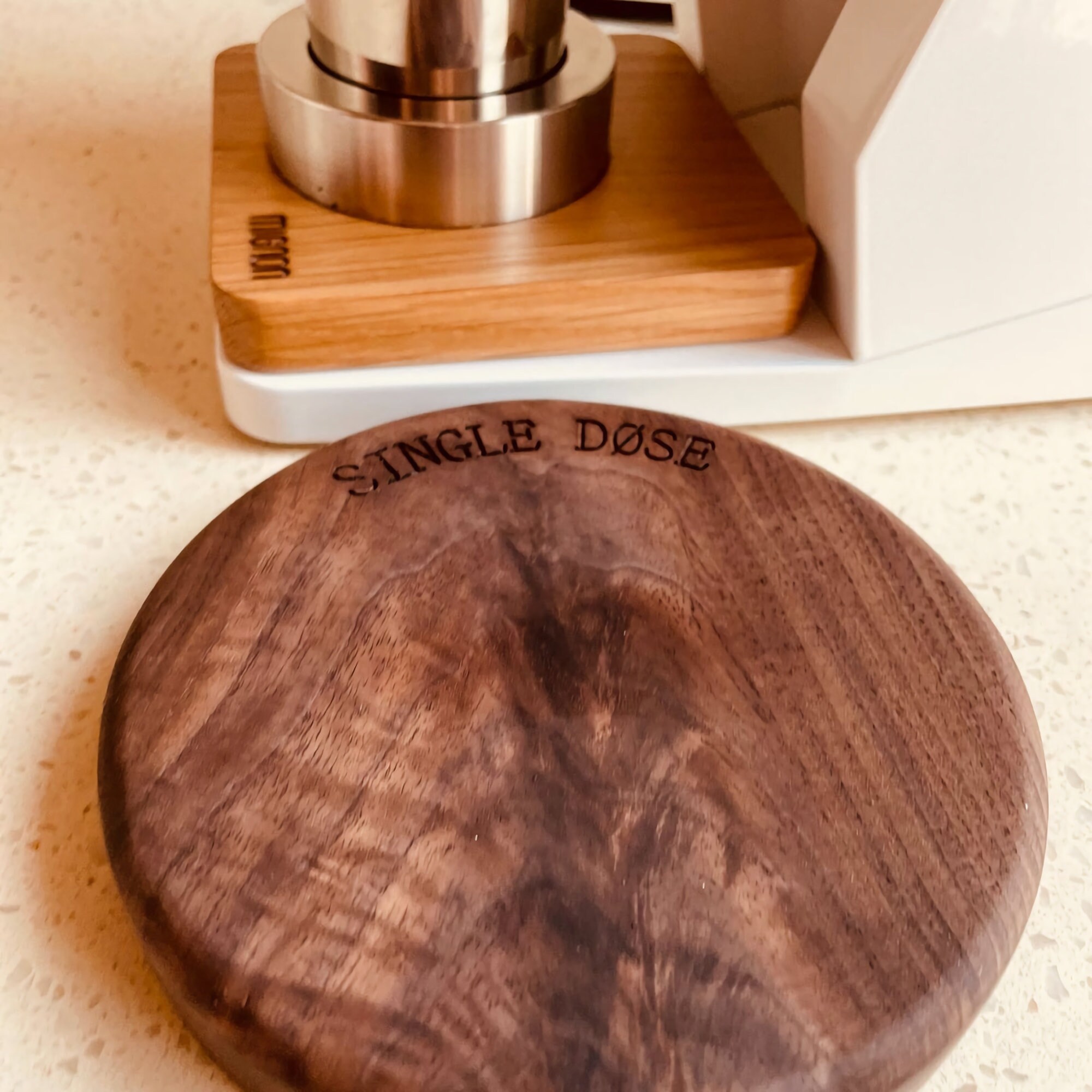 Eureka Single Dose Hopper Lid & Tray Made of Walnut Wood. - Etsy