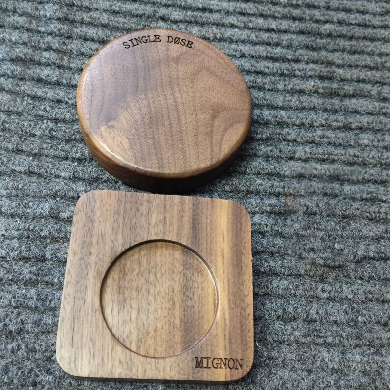 Eureka Single Dose Hopper Lid & Tray Made of Walnut Wood. - Etsy