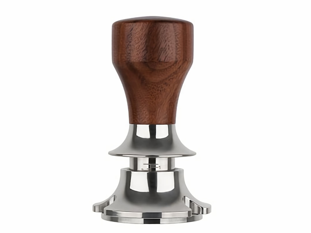 Adjustable Auto Leveling Wood Coffee Tamper Espresso Tamper With 58.5 ...