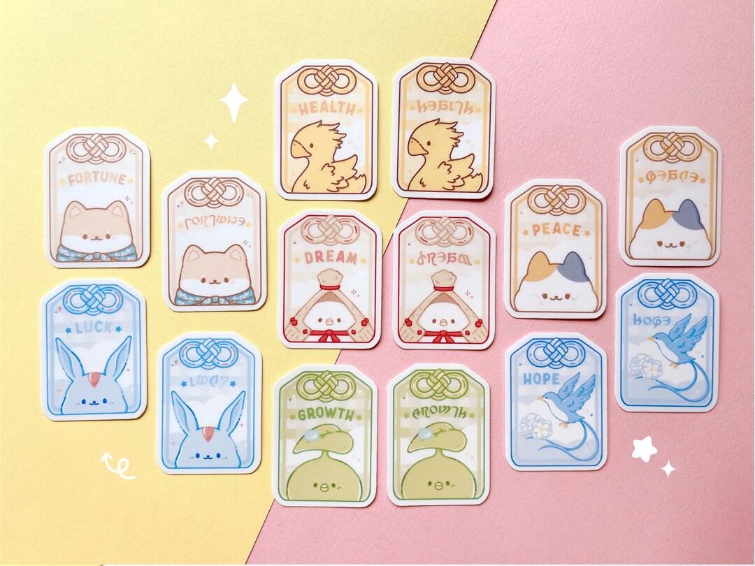 Minion Omamori Laptop Stickers | Decorative | Fat Cat Shiba Chocobo ...