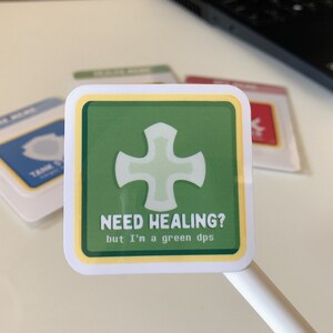 Role Meme Laptop Stickers | FFXIV Raid Meme | Decorative Sticker | Tank ...