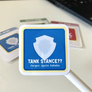 Role Meme Laptop Stickers | FFXIV Raid Meme | Decorative Sticker | Tank ...