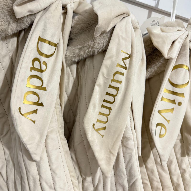 Stocking Ribbon Labels - Etsy UK