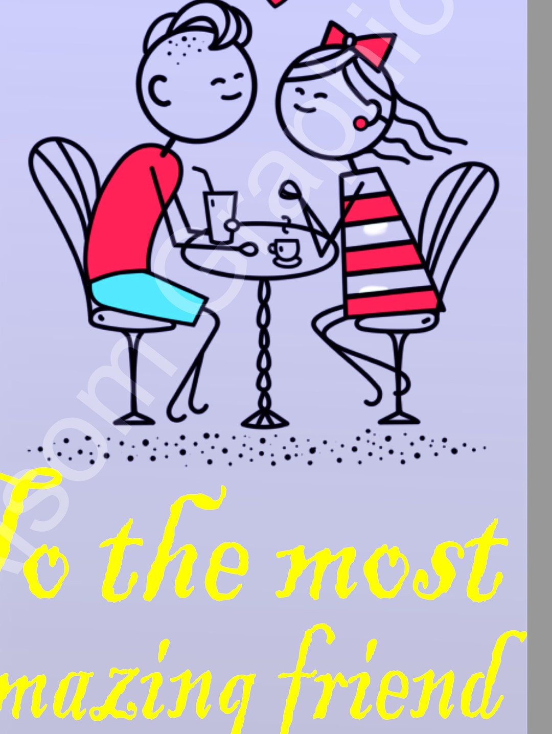 Printable Friendship Day Card - Etsy