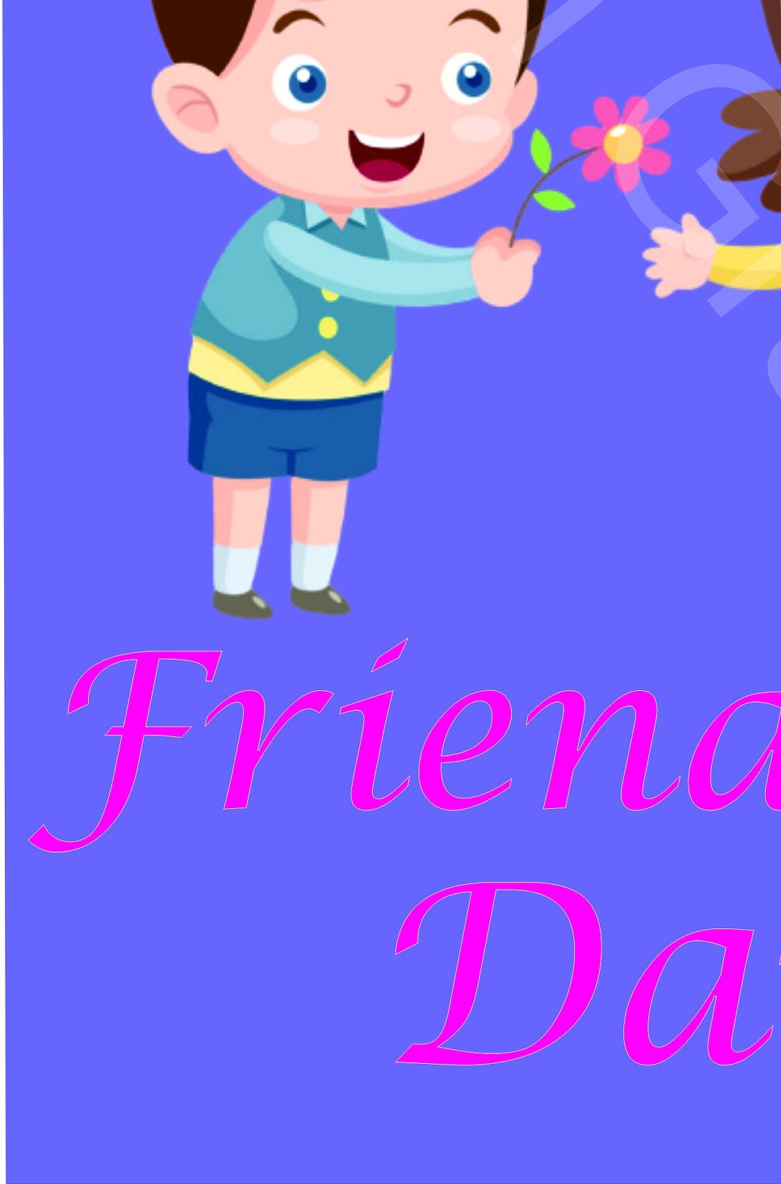 Cute Printable Friendship Day Card - Etsy