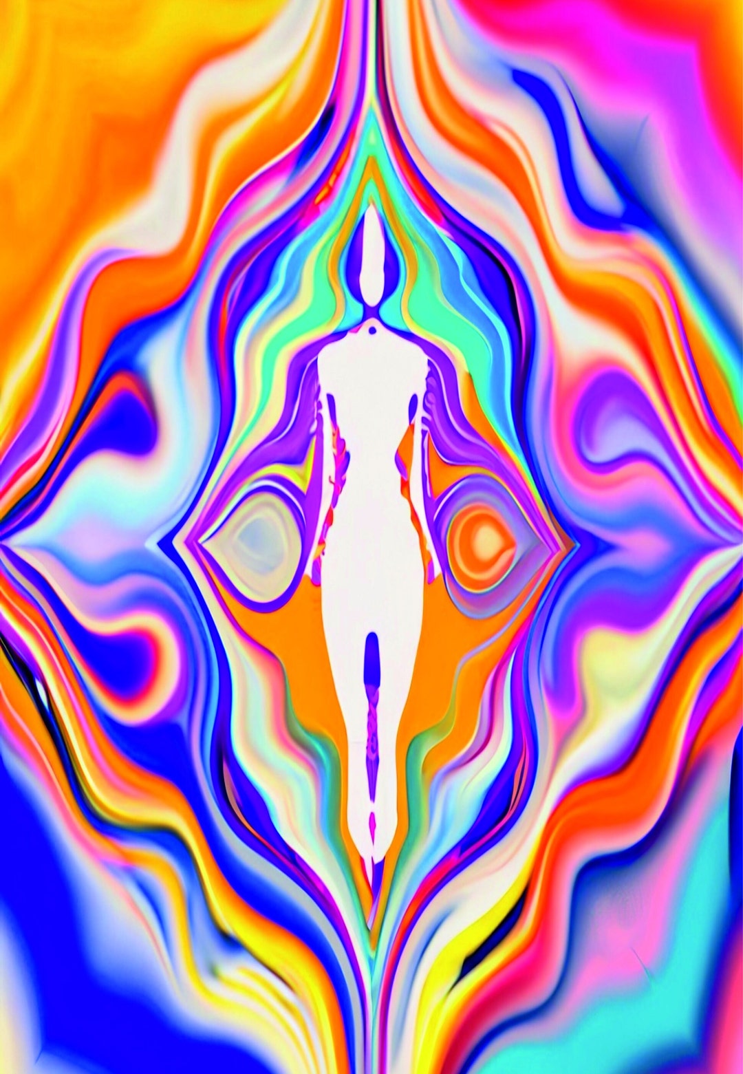 Trendy Abstract Woman Empowered Painting - Etsy