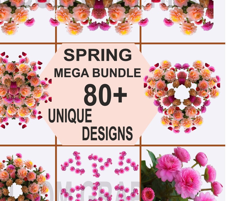 Flower Clipart Watercolor Flower PNG Spring Flower Clipart Spring PNG Floral Clipart Flower ...