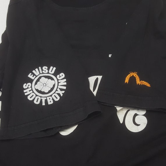 Vintage Evisu Shootboxing Japanese Daicock Art Tshirt - Gem