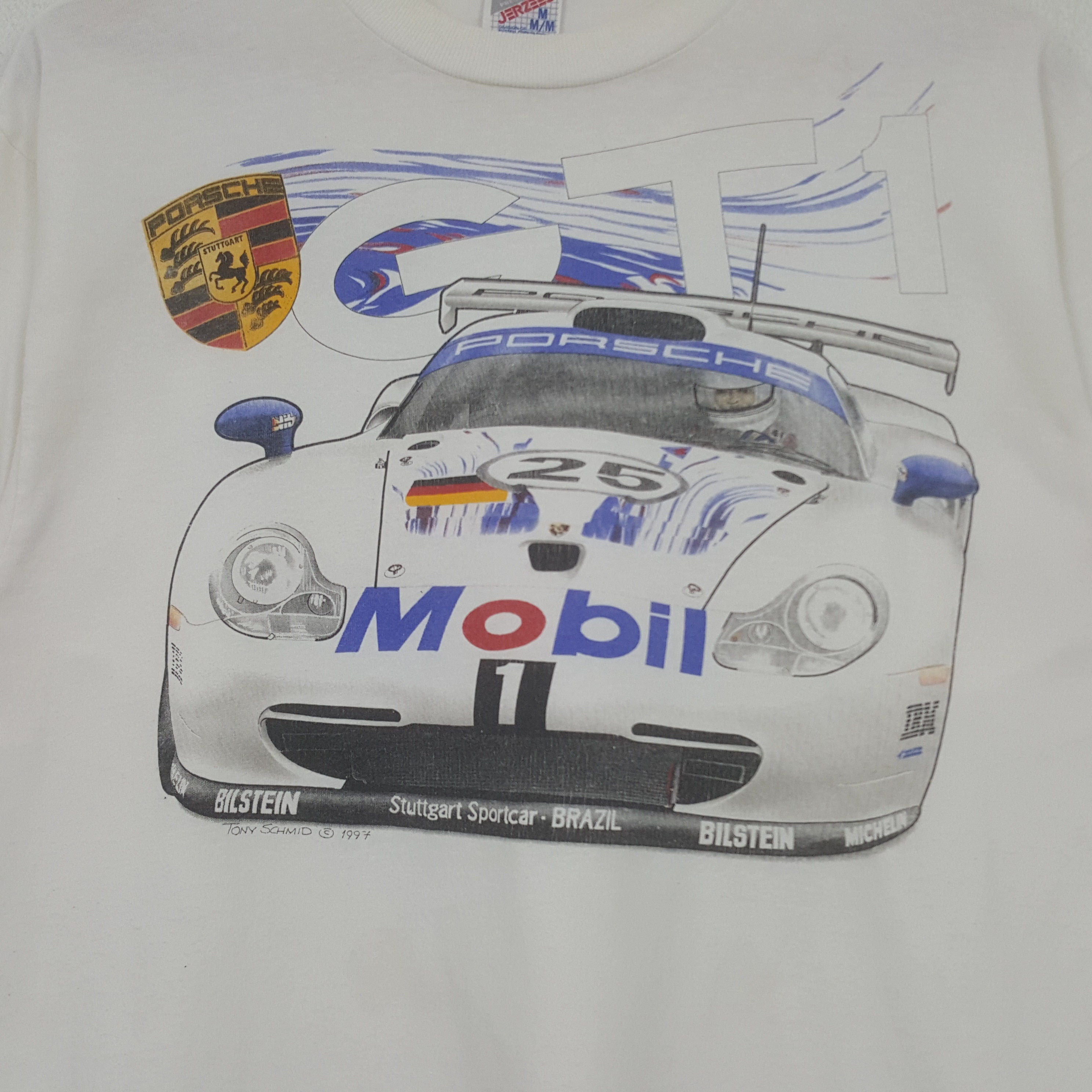 Vintage Porsche GT1 Supercar Racing Team Tshirt - Etsy