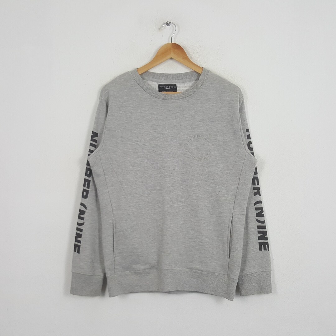 Vintage Number nine Japanese Brand Spellout Sweatshirt - Etsy