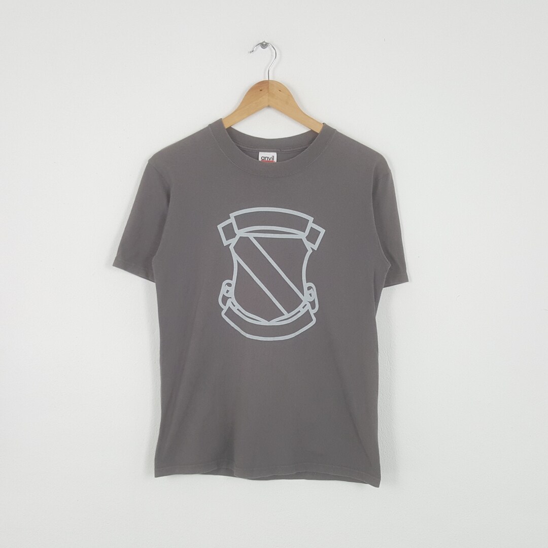 Vintage Shield Logo Number Nine Big Print Streetwear Tshirt - Etsy