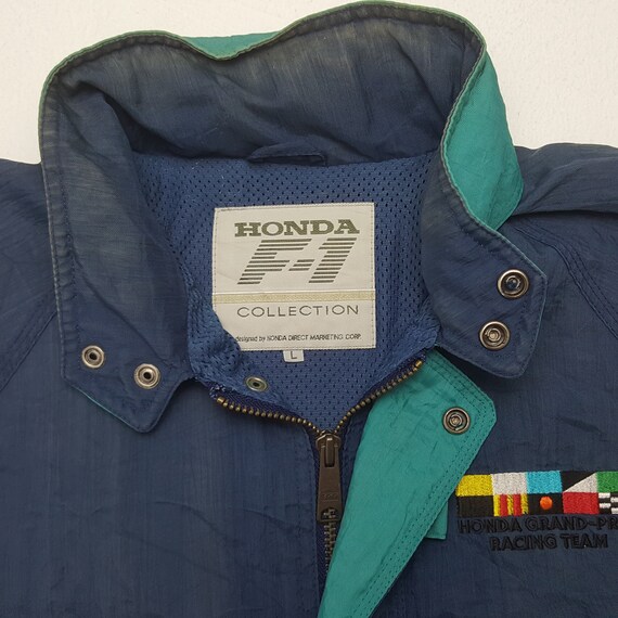 Vintage Honda F1 Custom Racing Windbreaker Jacket - Gem
