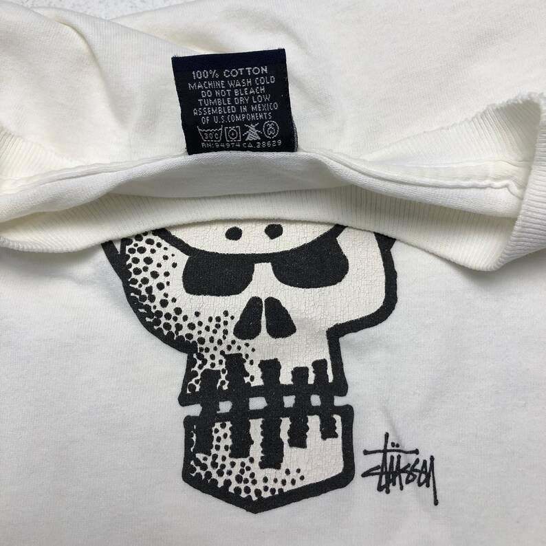 Vintage Stussy Spell Out Logo Design Tshirt - Etsy