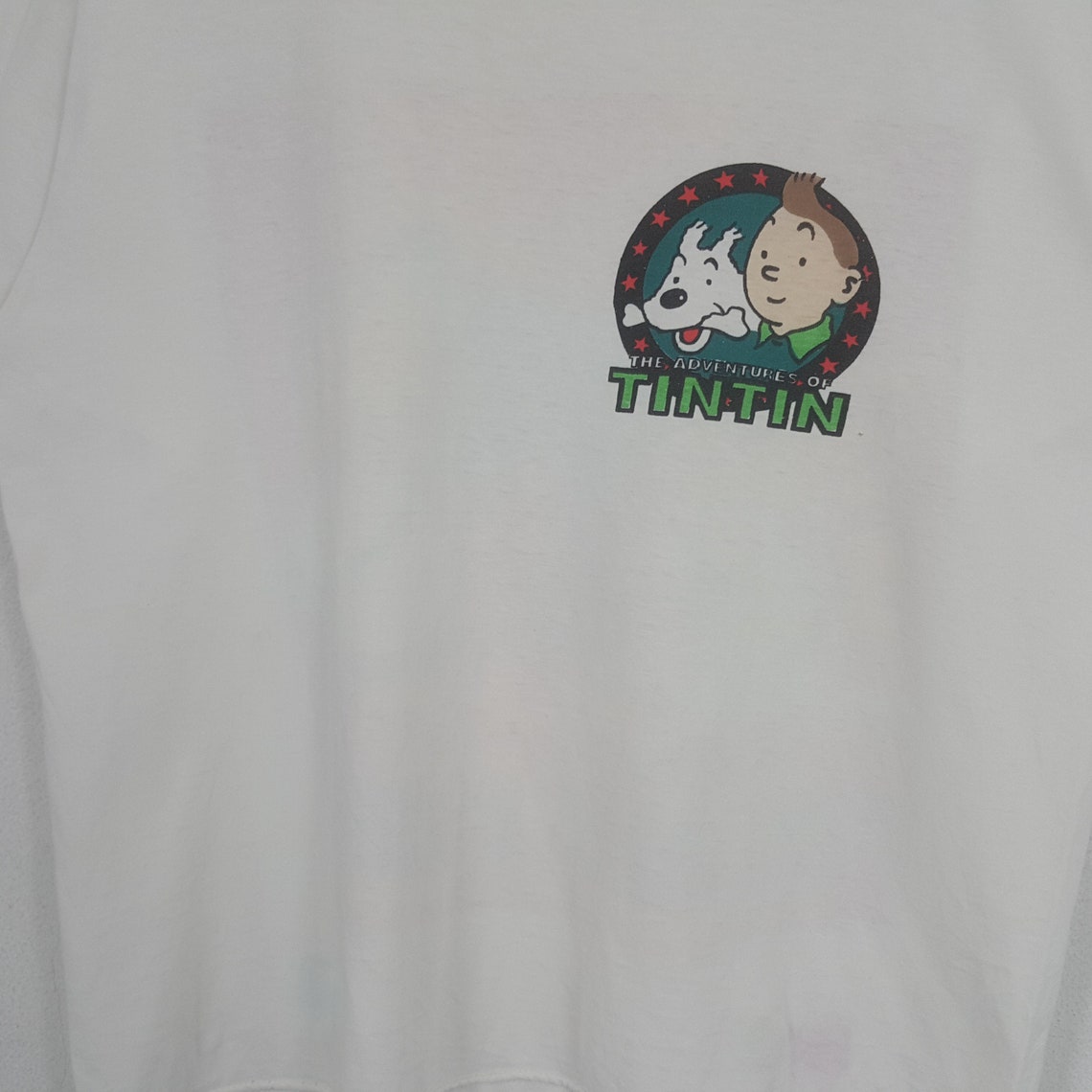 Vintage Tintin the Blue Lotus Cartoon Character Tshirt - Etsy