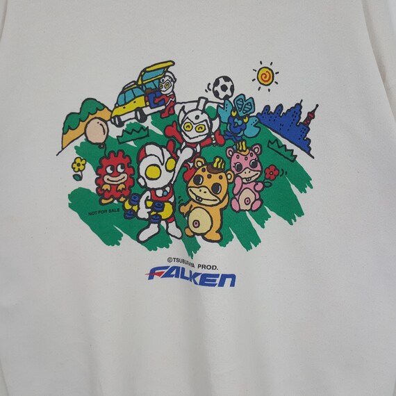Vintage Falken Ultraman Cartoon Racing Promo Sweatshi… - Gem