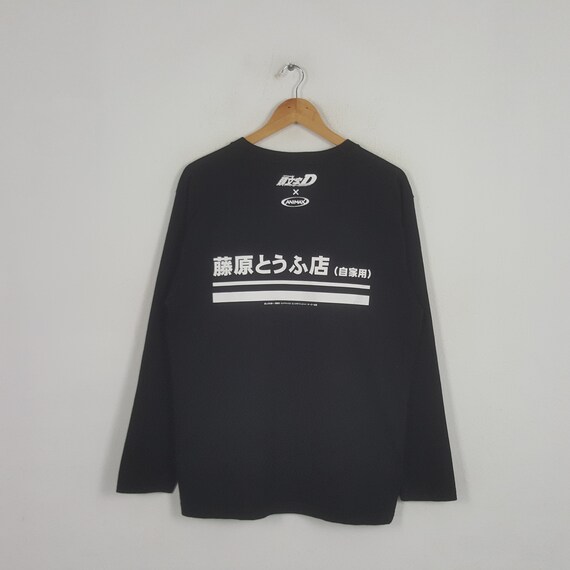 Vintage Initial-D Japanese Anime Racing Long SLeeve T… - Gem
