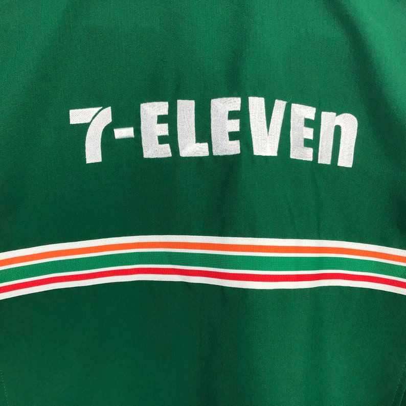 Vintage 7 Eleven Embroidery Logo Design Zipper Jacket - Etsy
