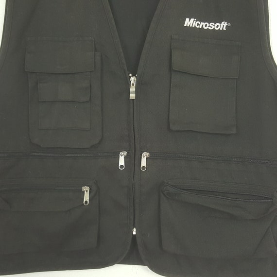 Vintage MICROSOFT OEM System Builder Streetwear Vest - Gem