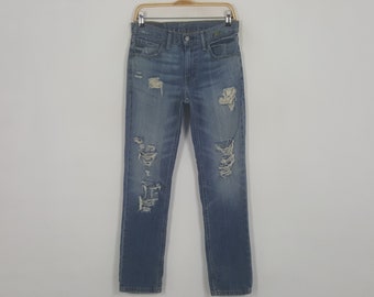 Vintage LEVI'S 501 Kurt Cobain Distressed Style Jeans - Etsy