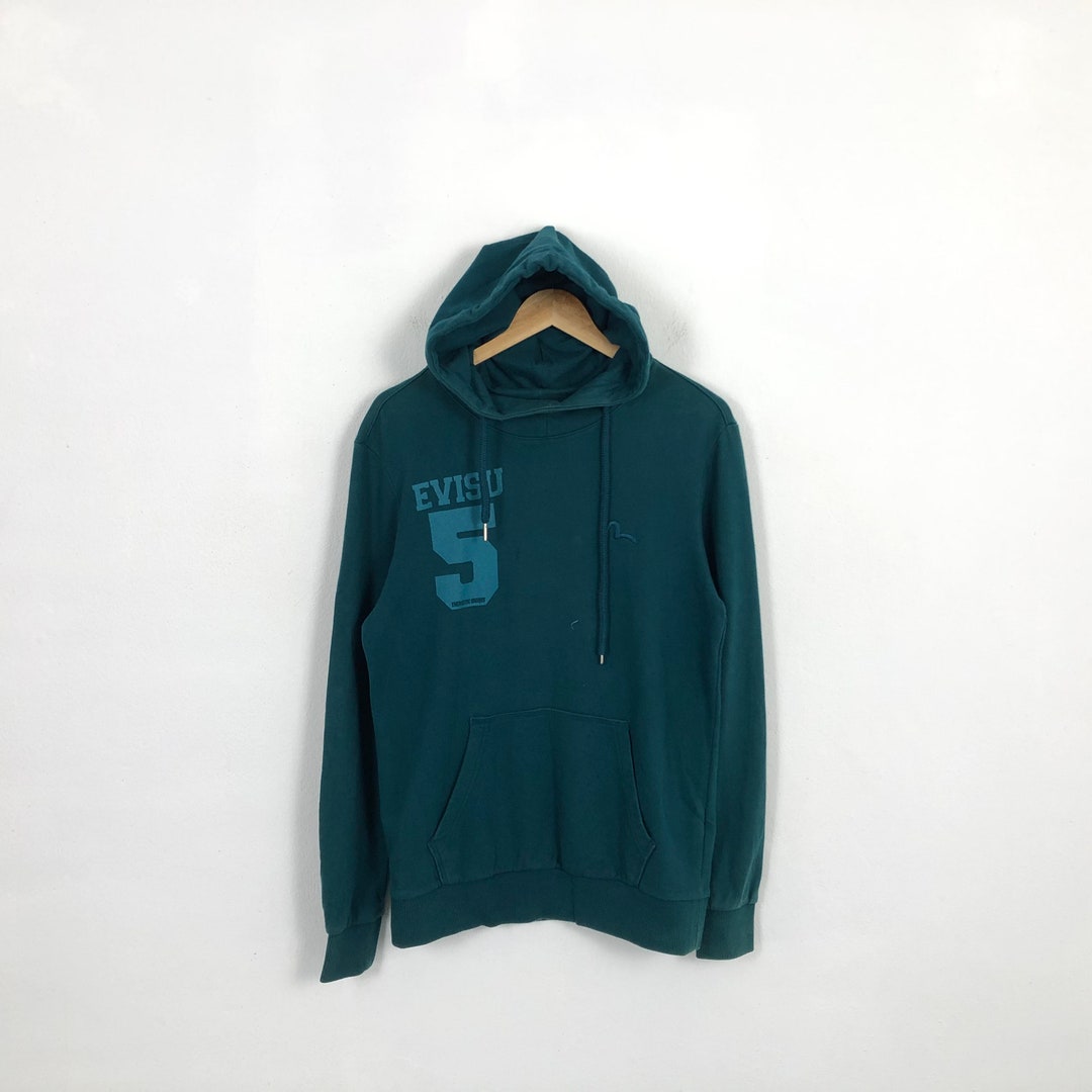Vintage Evisu Jeans 2 Nice Design Sweatshirt With Hoodie - Etsy
