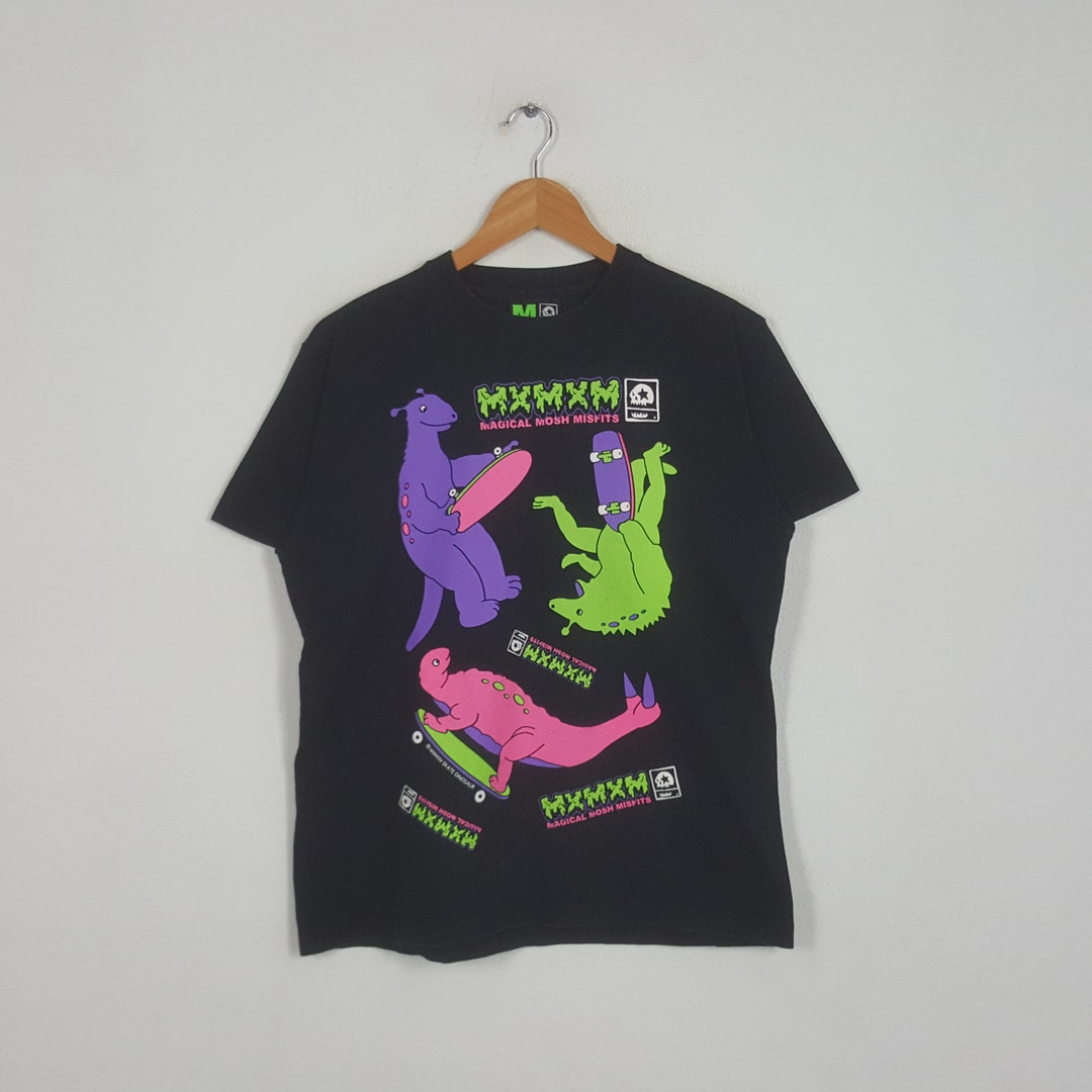 Vintage MXMXM Skate Dinosaur Japanese Brand Tshirt - Etsy