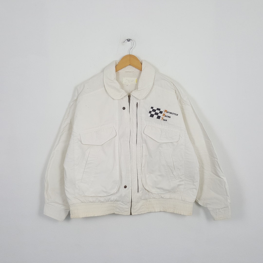 Vintage Motorcycle Racing Team Bomber Riders Jacket - Etsy