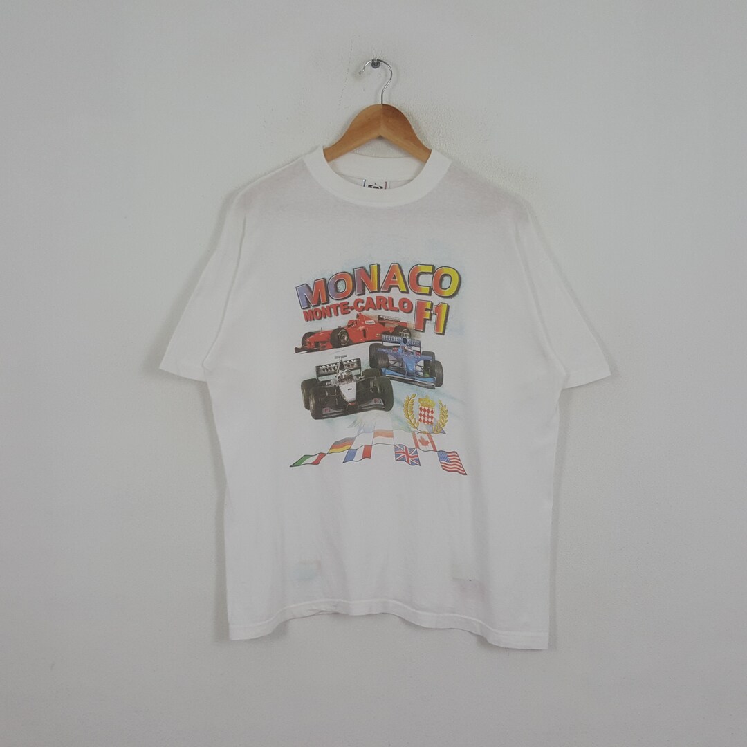 Vintage Monaco Monte-carlo F1 Formula One Racing Tshirt - Etsy