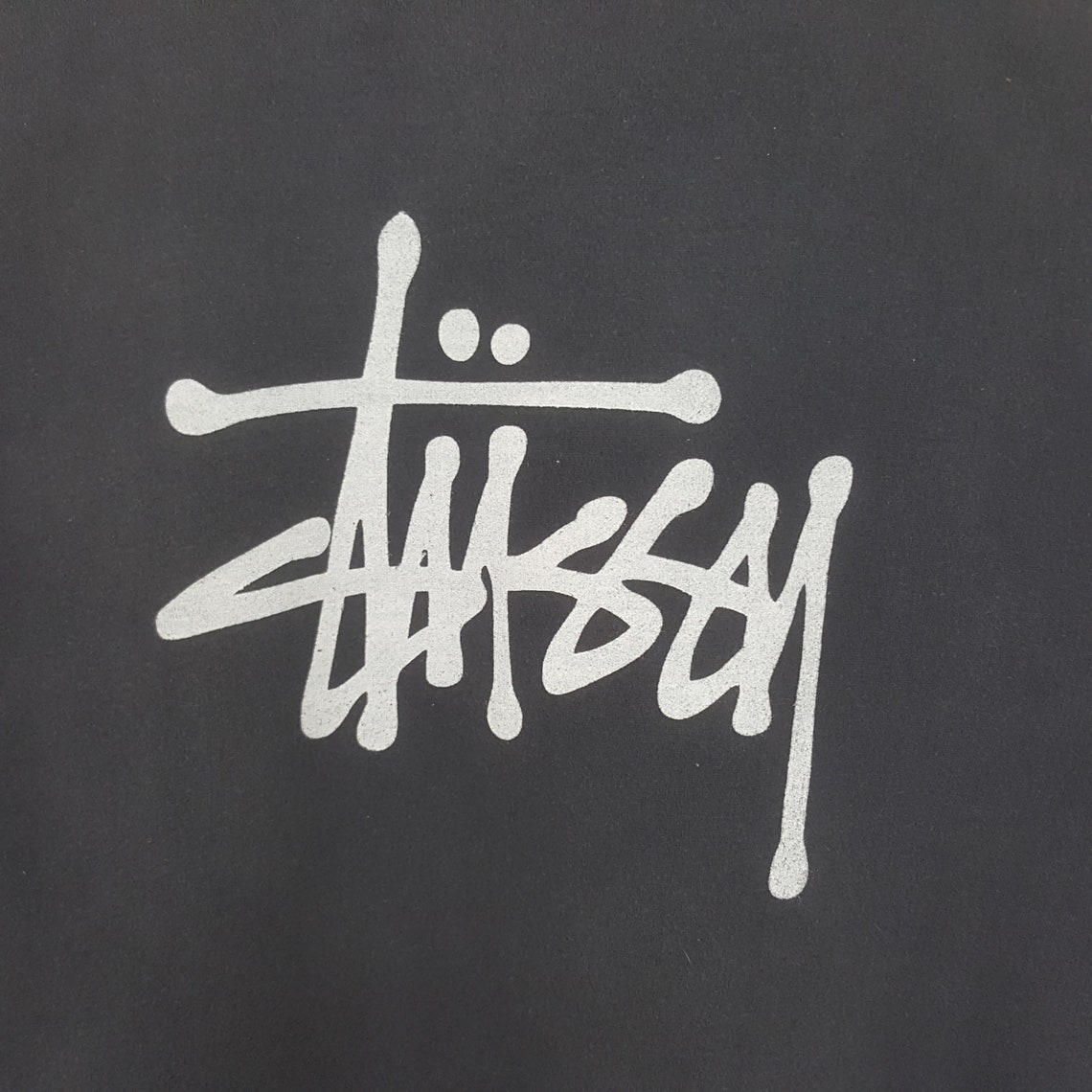 Vintage Stussy Streetwear Center Big Logo Art Sweatshirt - Etsy