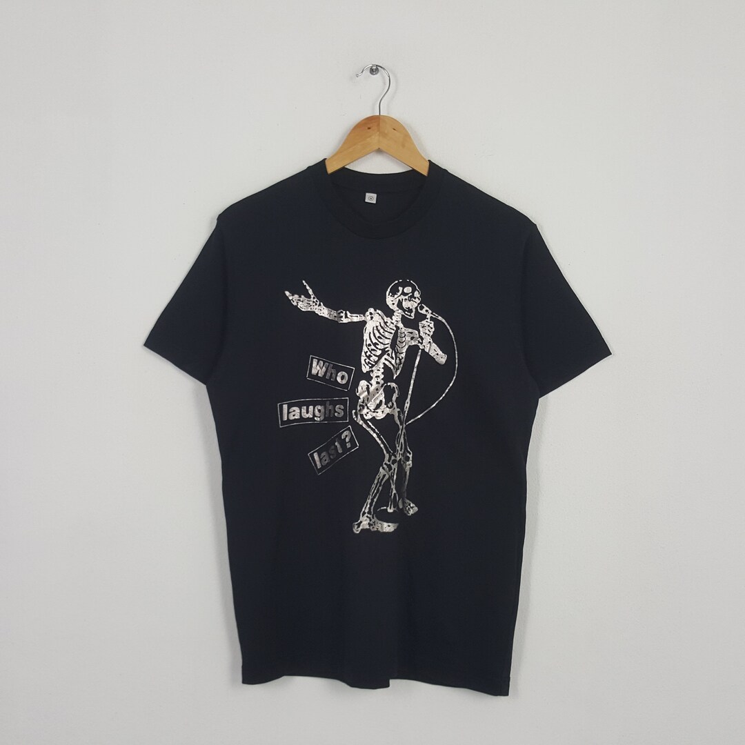Vintage Barbara Kruger Who Laught Last Band Tshirt - Etsy