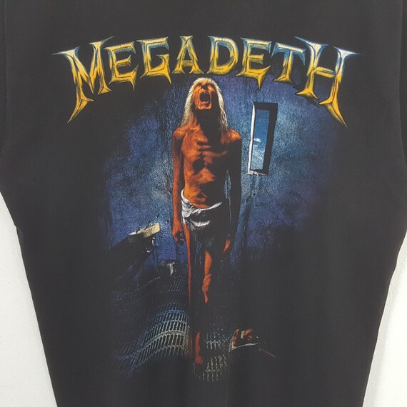 Vintage Megadeth American Heavy Metal Band Tour Tshirt - Gem