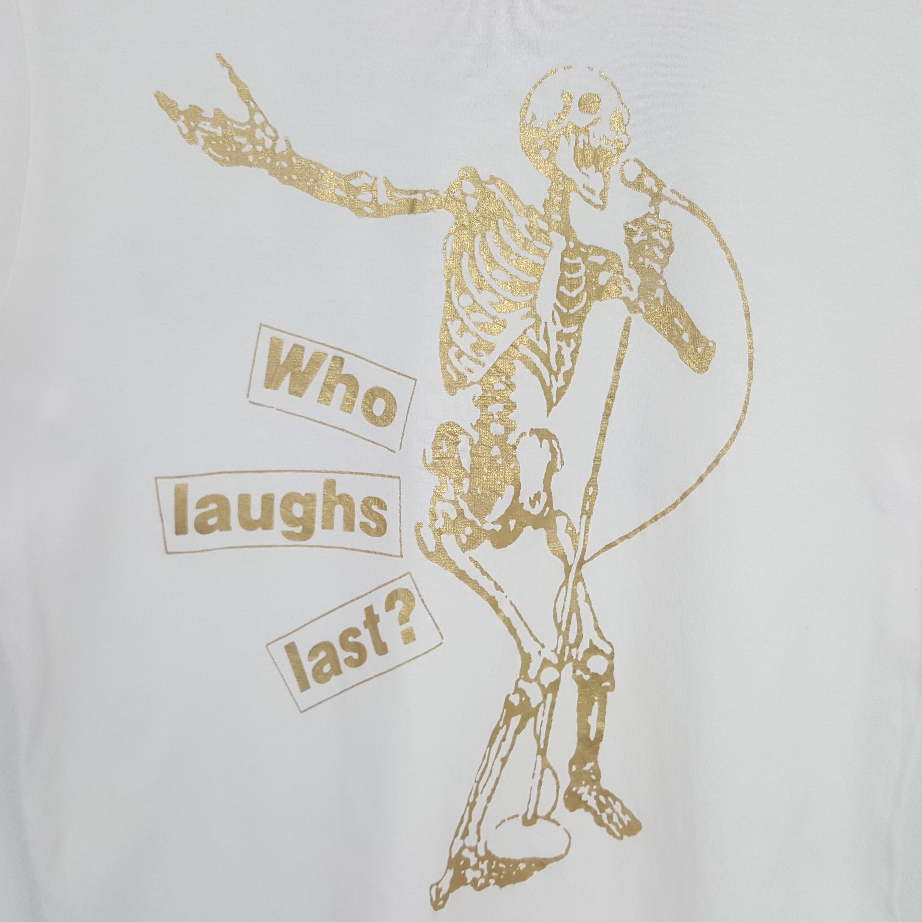 Vintage Barbara Kruger Skeleton Tshirt - Etsy