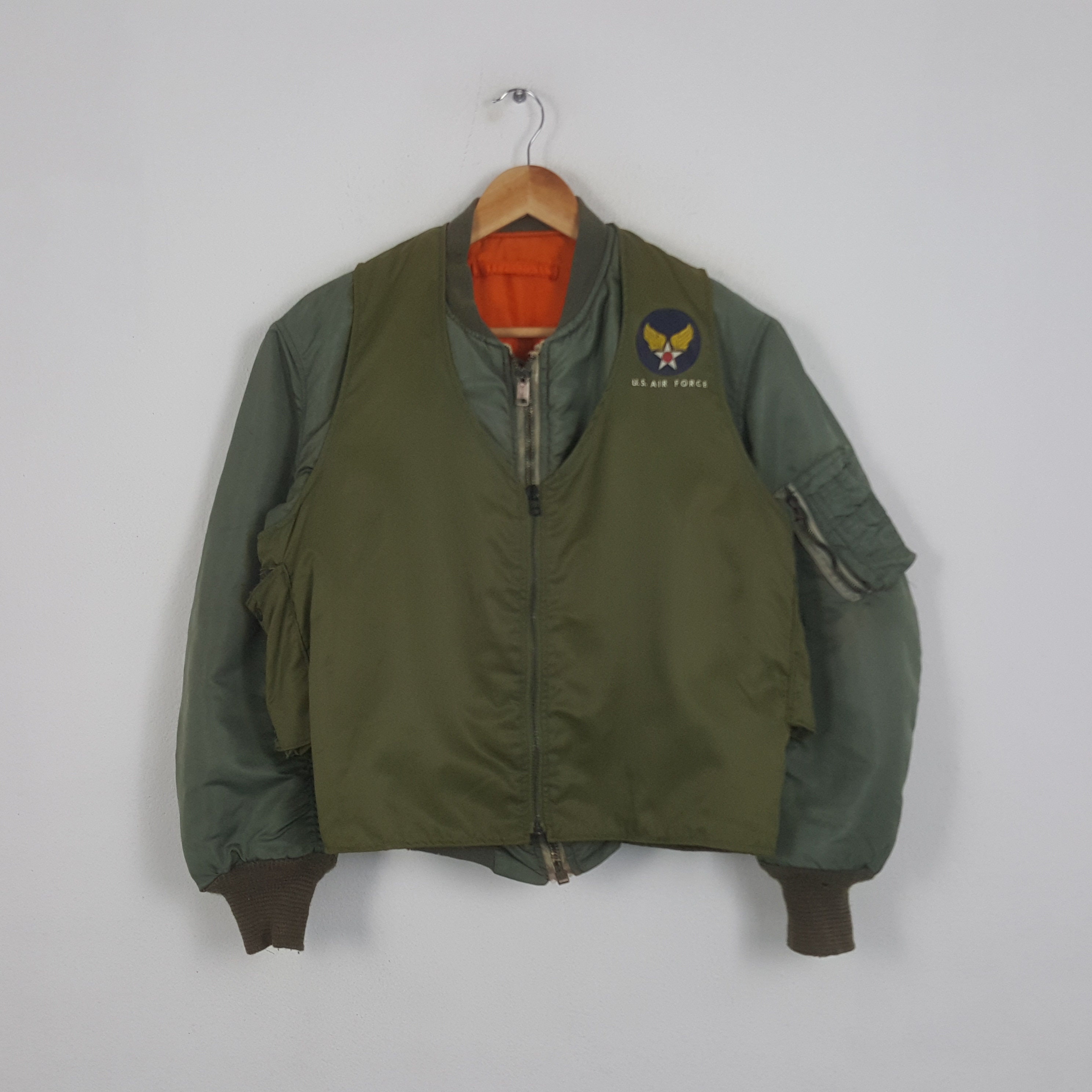 Vintage US Air Force Tactical Style Military Bomber Jacket - Etsy