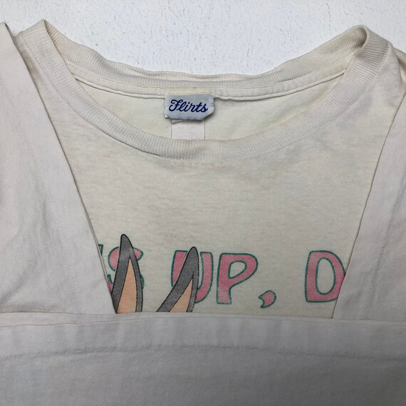 Vintage 93' Bugs Bunny Cartoon Design Oversized Tshirt - Gem
