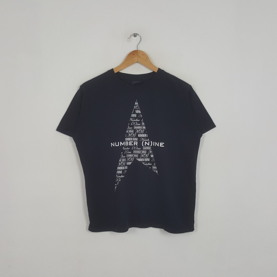 Vintage Number nine Japanese Brand Center Design Tshirt - Etsy