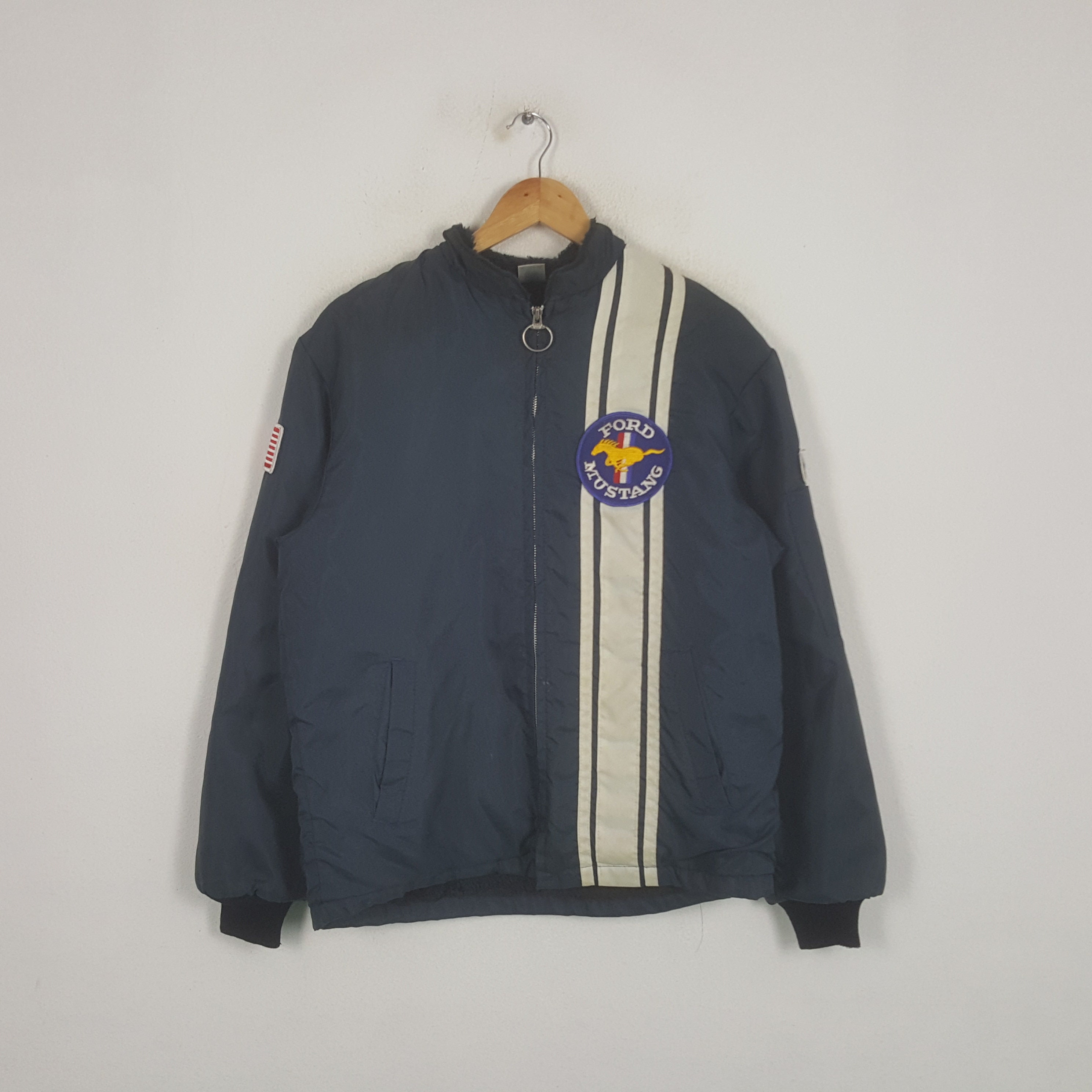 Vintage FORD MUSTANG American Supercar Racing Bomber Jacket - Etsy