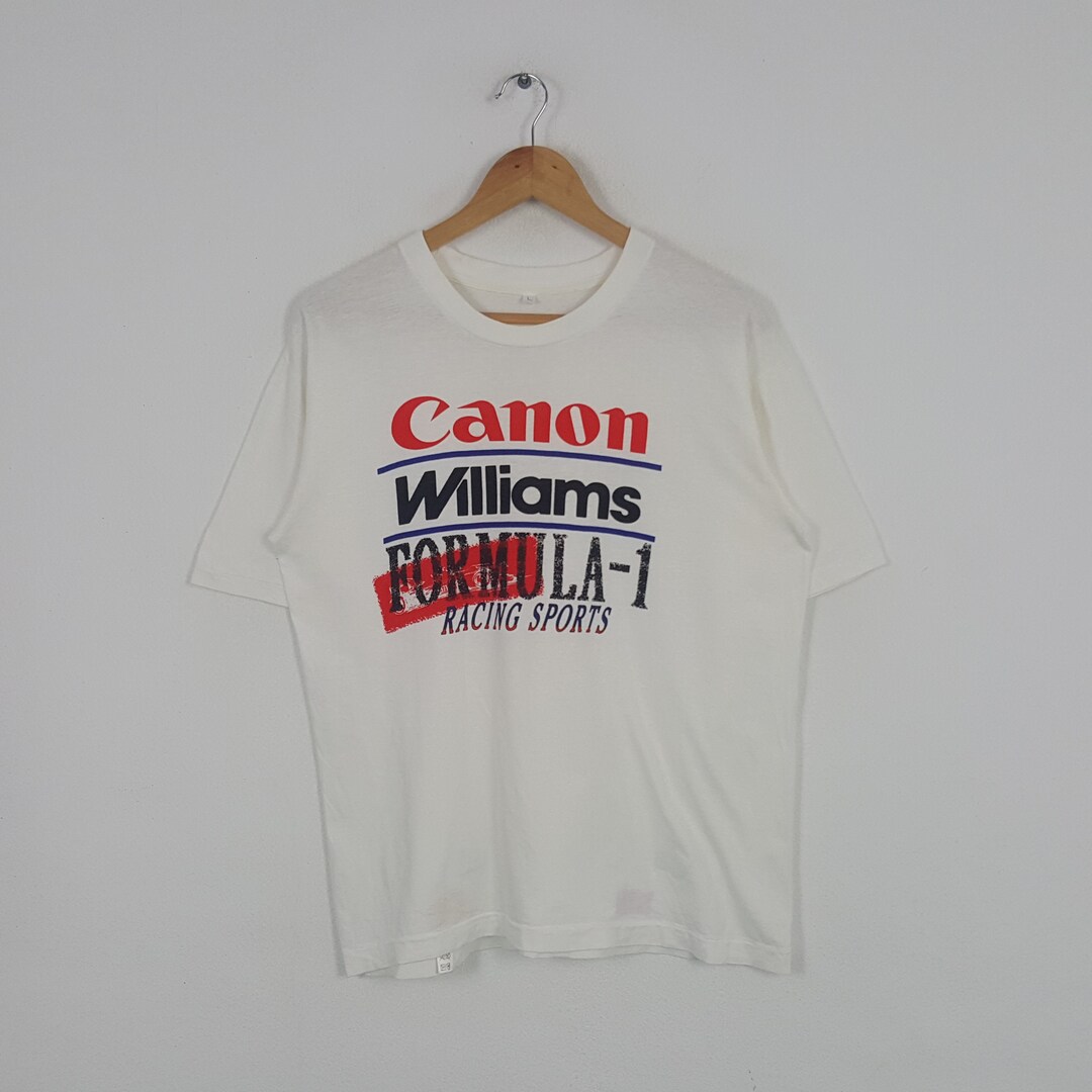 Vintage Canon Williams Formula 1 Racing Sports Tshirt - Etsy