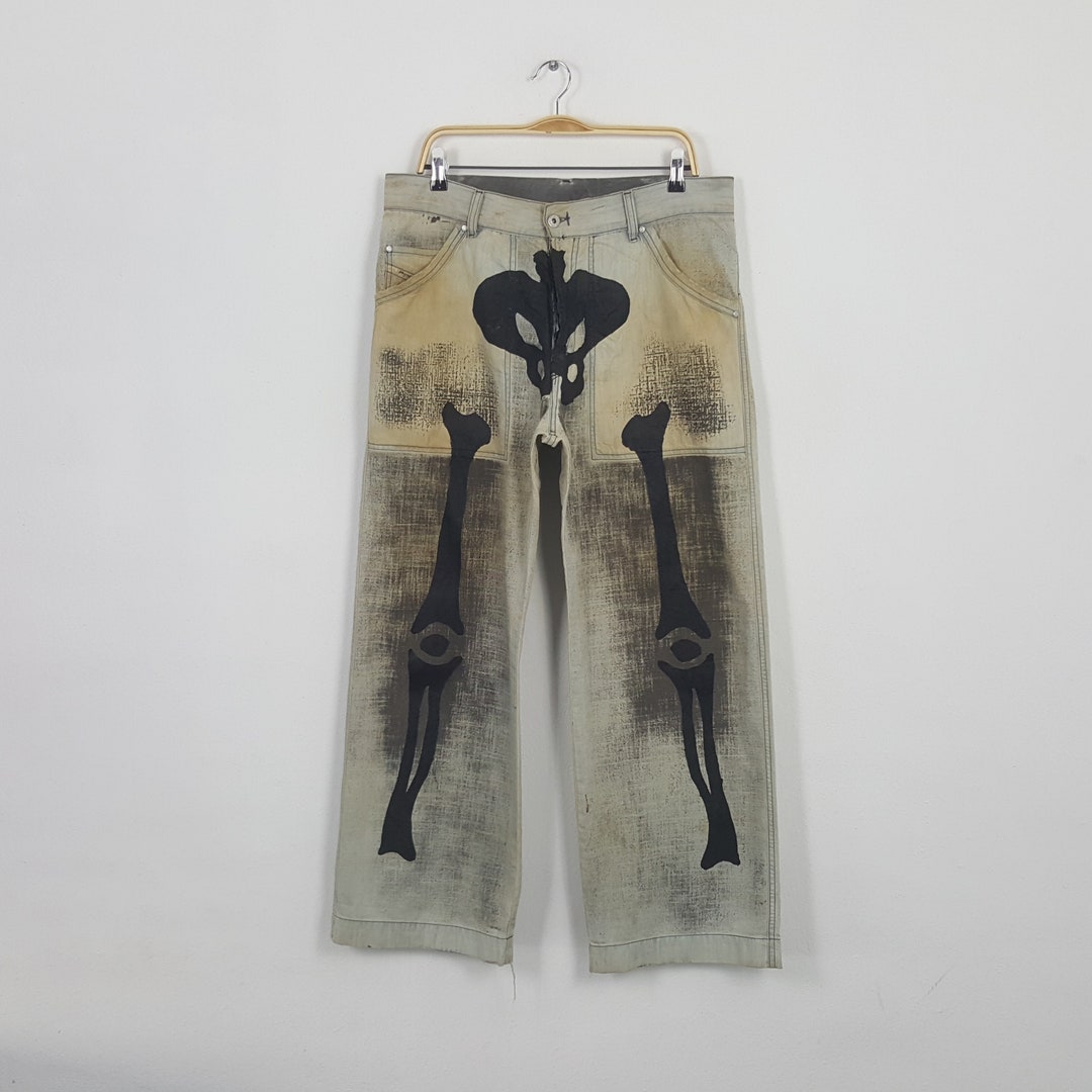 Vintage Diesel Industry Custom Skeleton Style Jean - Etsy