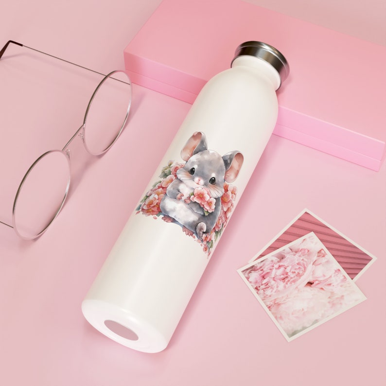 Chinchilla Clipart: Watercolor Floral Chinchilla |20 PNG| Card Making ...