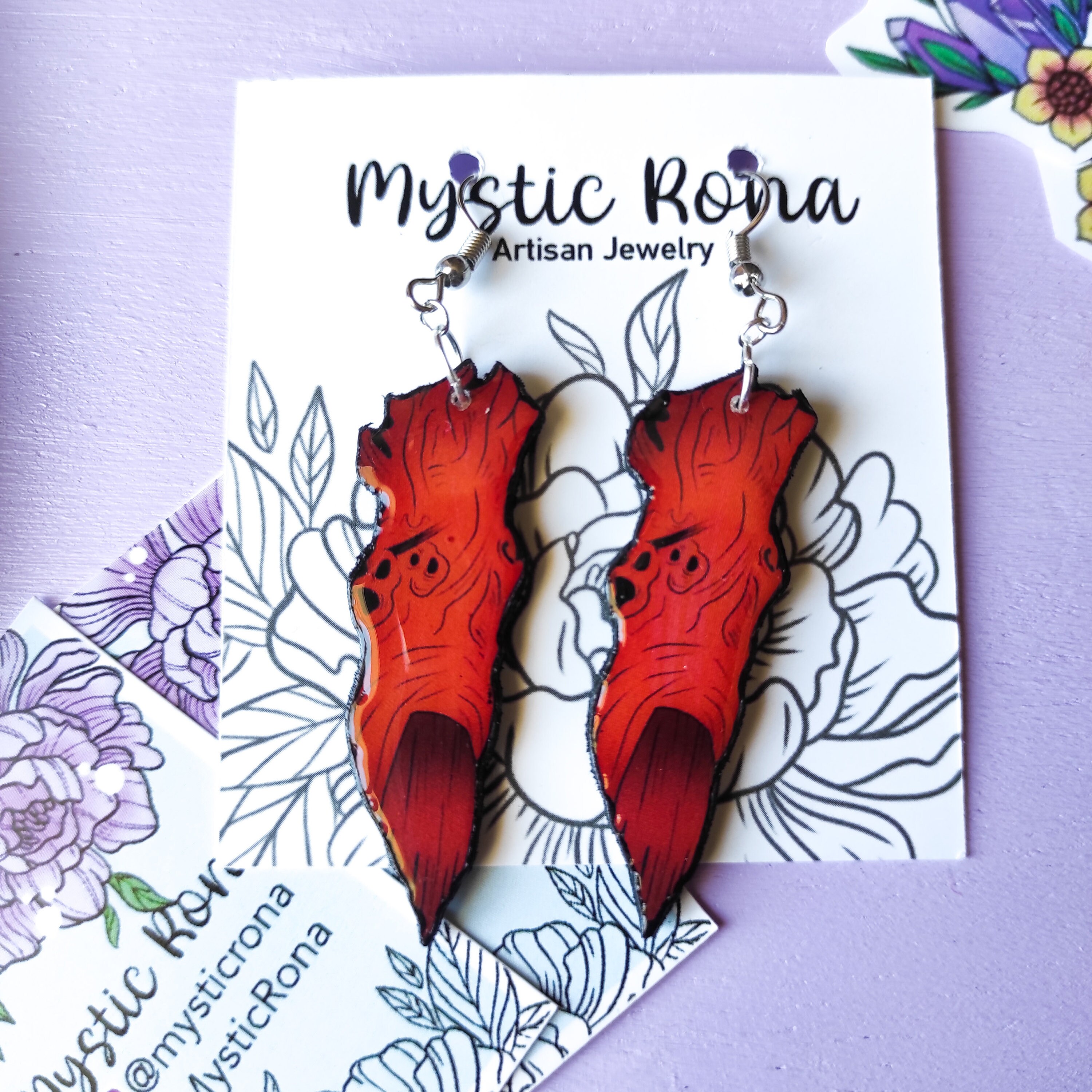 Jujutsu Earrings. Cursed Fingers Earrings. Mummy Earrings. Sukun ...