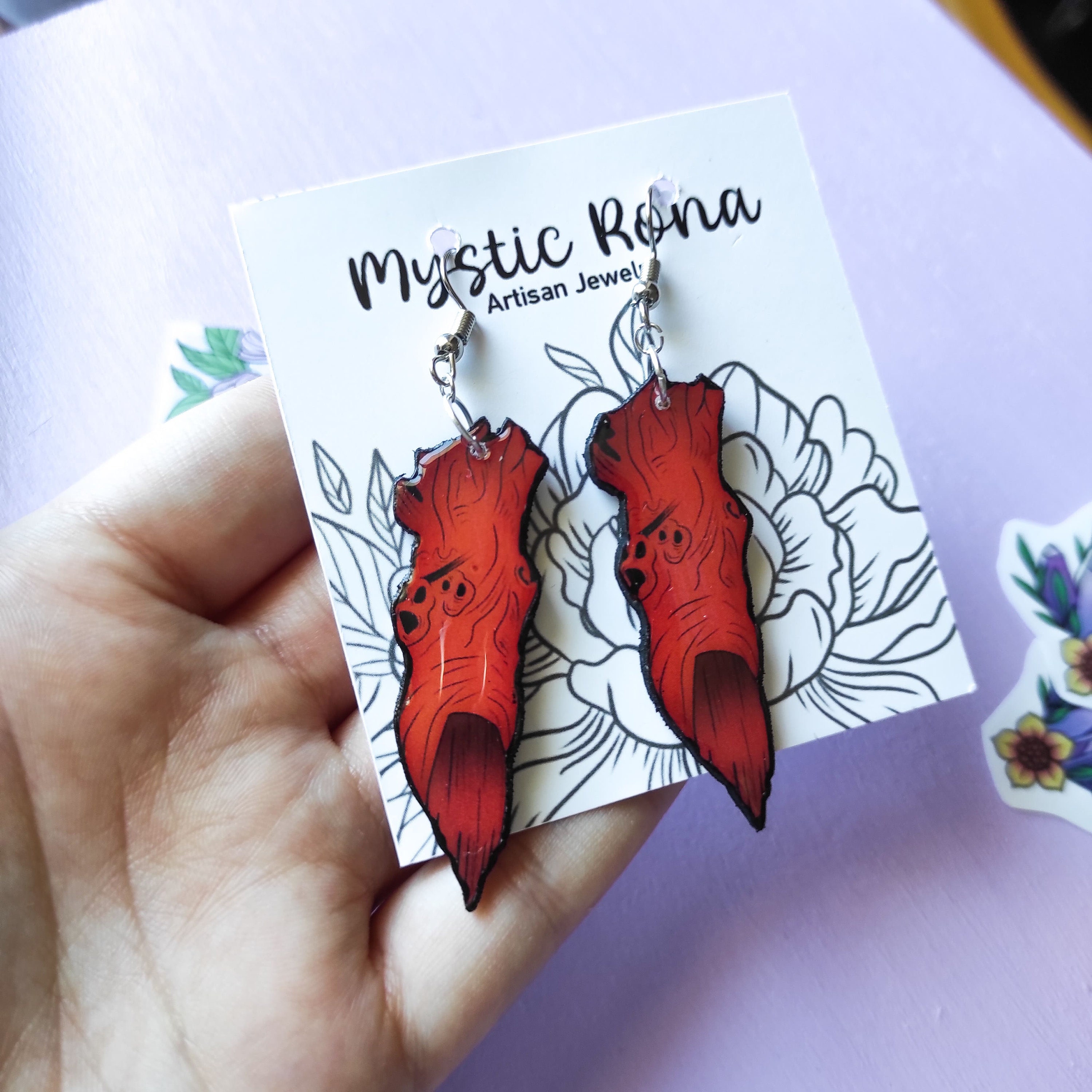 Jujutsu Earrings. Cursed Fingers Earrings. Mummy Earrings. Sukun ...