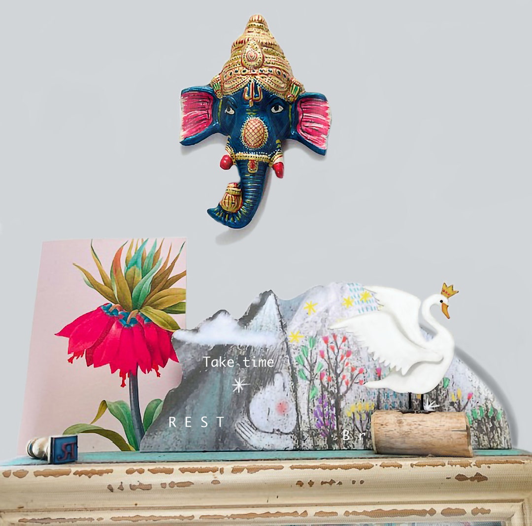 Art Print,take Time to Rest - Nature Illustration - Goddess- Printable ...