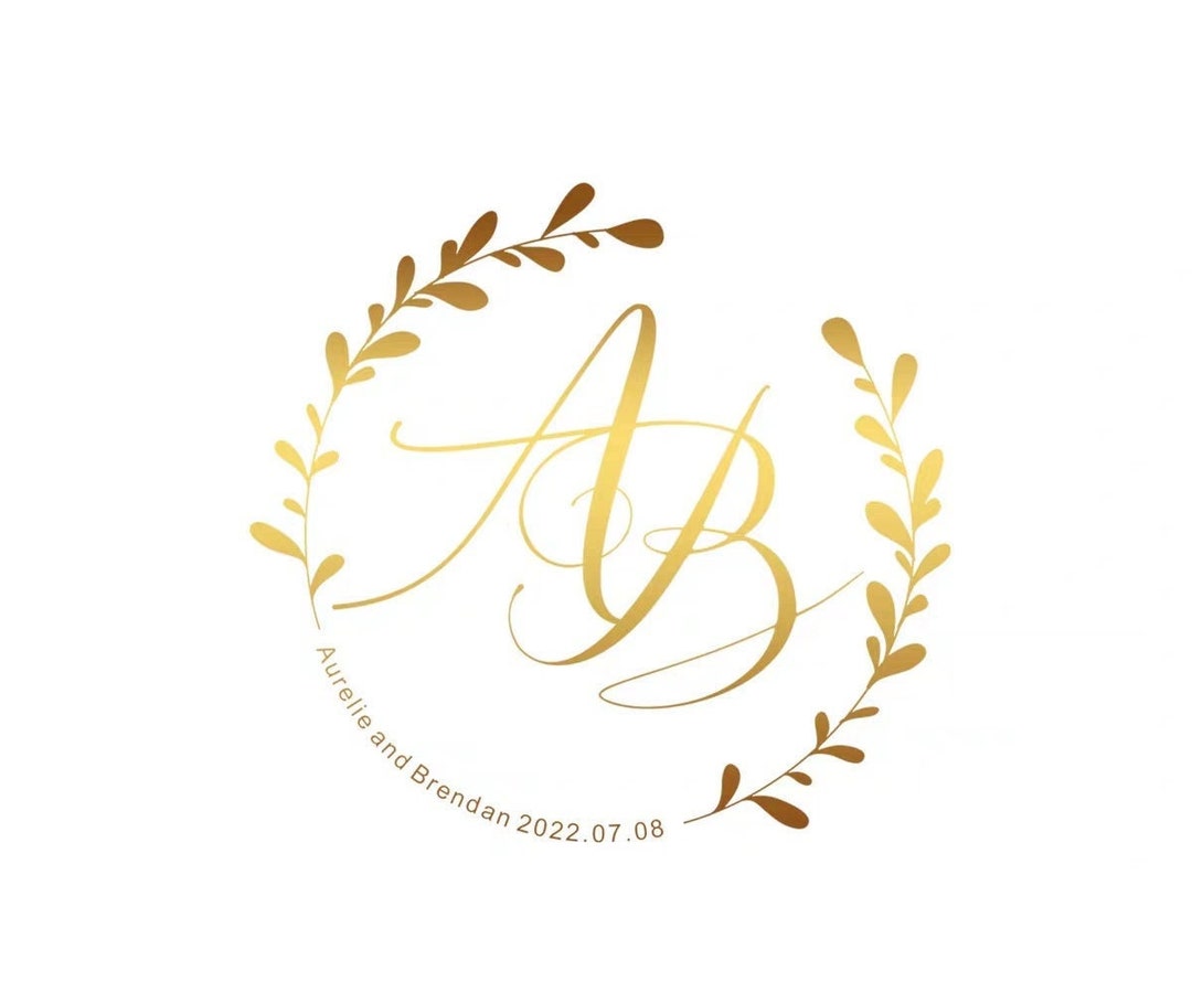 Digital Custom Wedding Logo Design - Etsy
