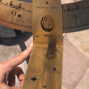 Precision Sundial Kroiss Lens D59 Accurate to the Minute Unique Site ...