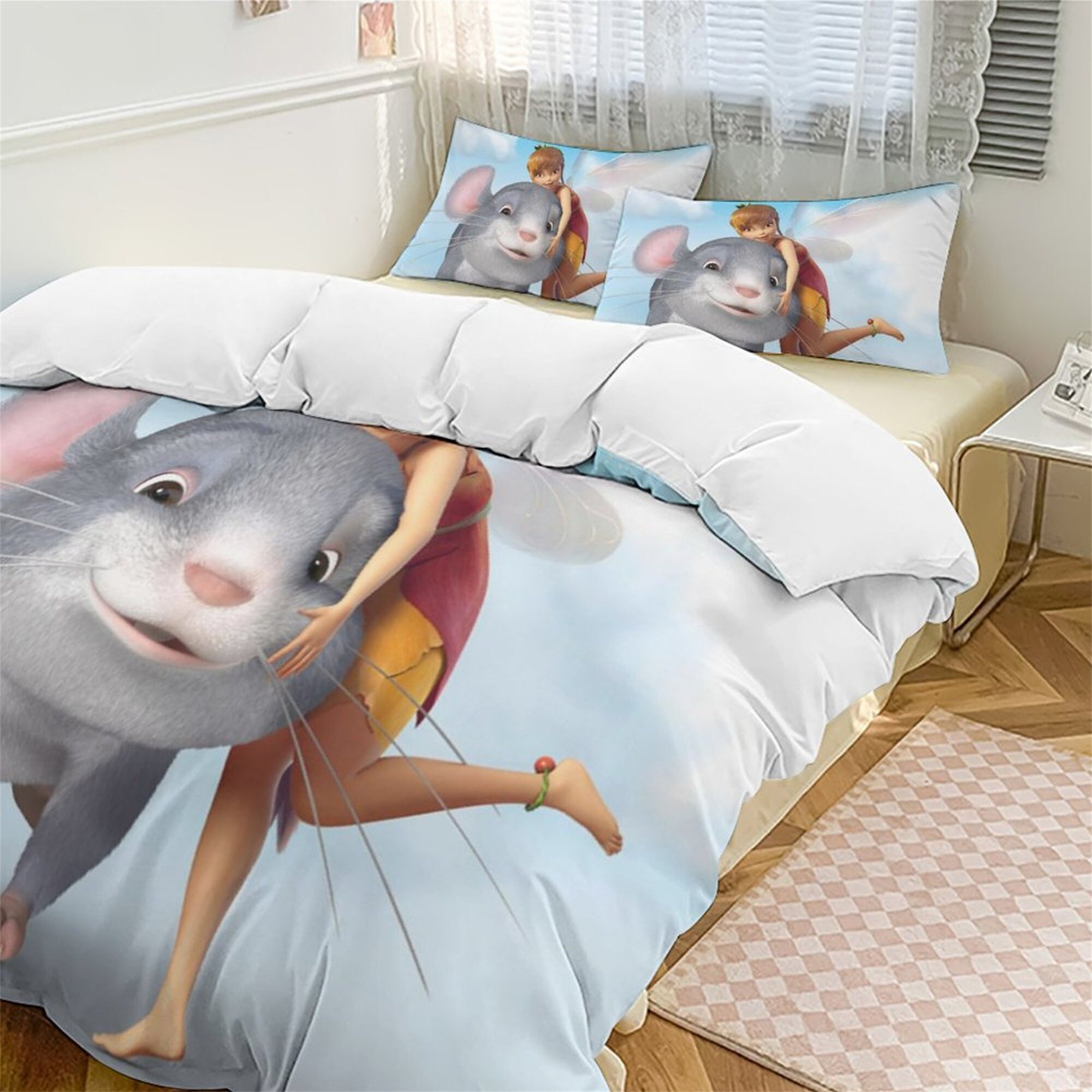 Disney Tinkerbell Legend of the Neverbeast Duvet Cover Pillow - Etsy