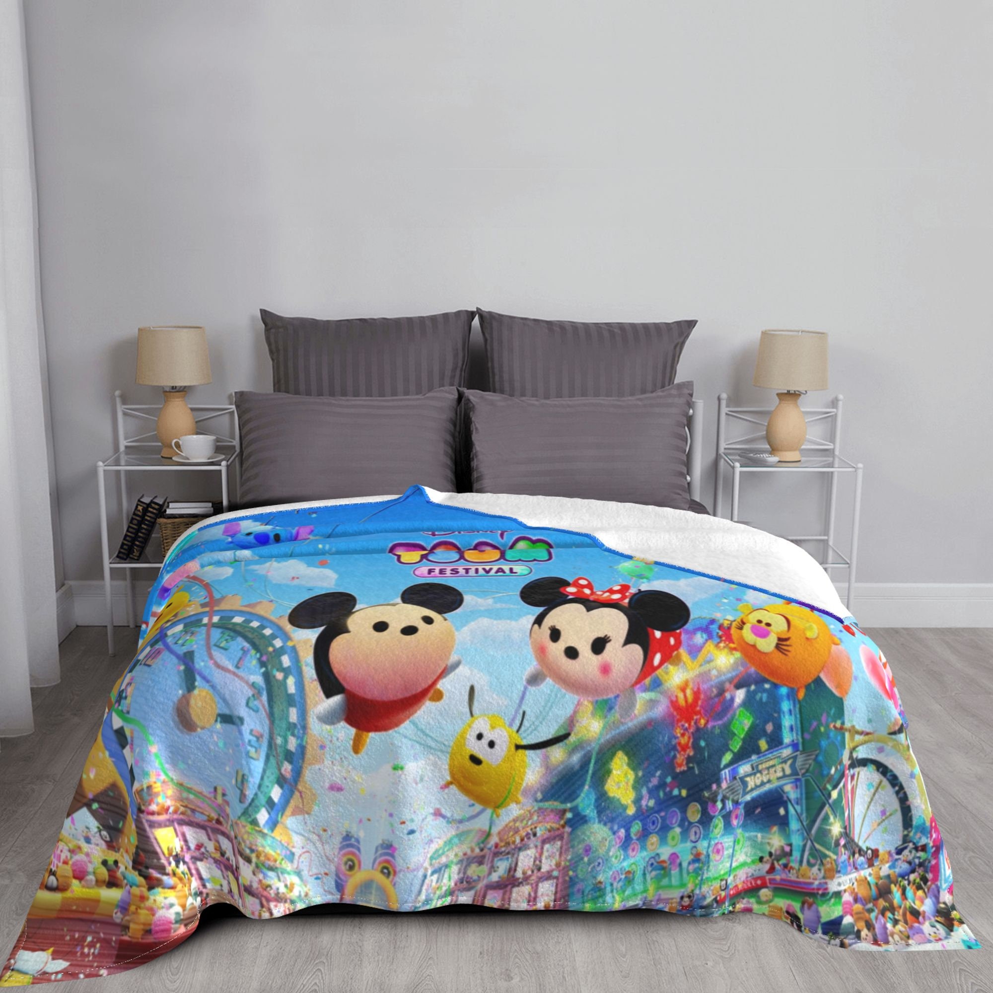 Disney Tsun Tsum Custom Name Soft Blanket sold by Layney Meaty | SKU ...