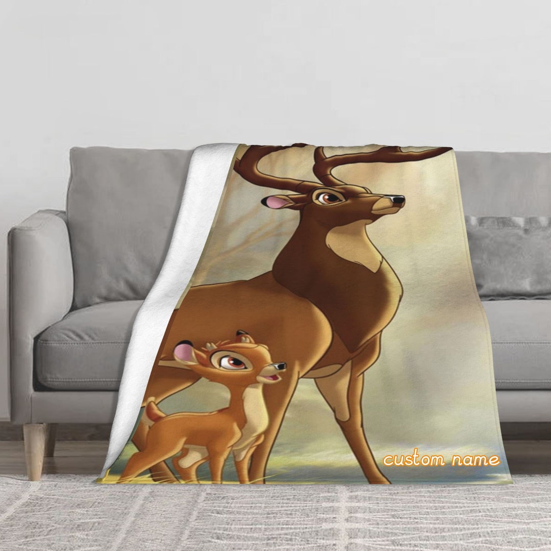Disney Thumper Custom Name Soft Blanket Kids and Adult Bedroom Decor ...