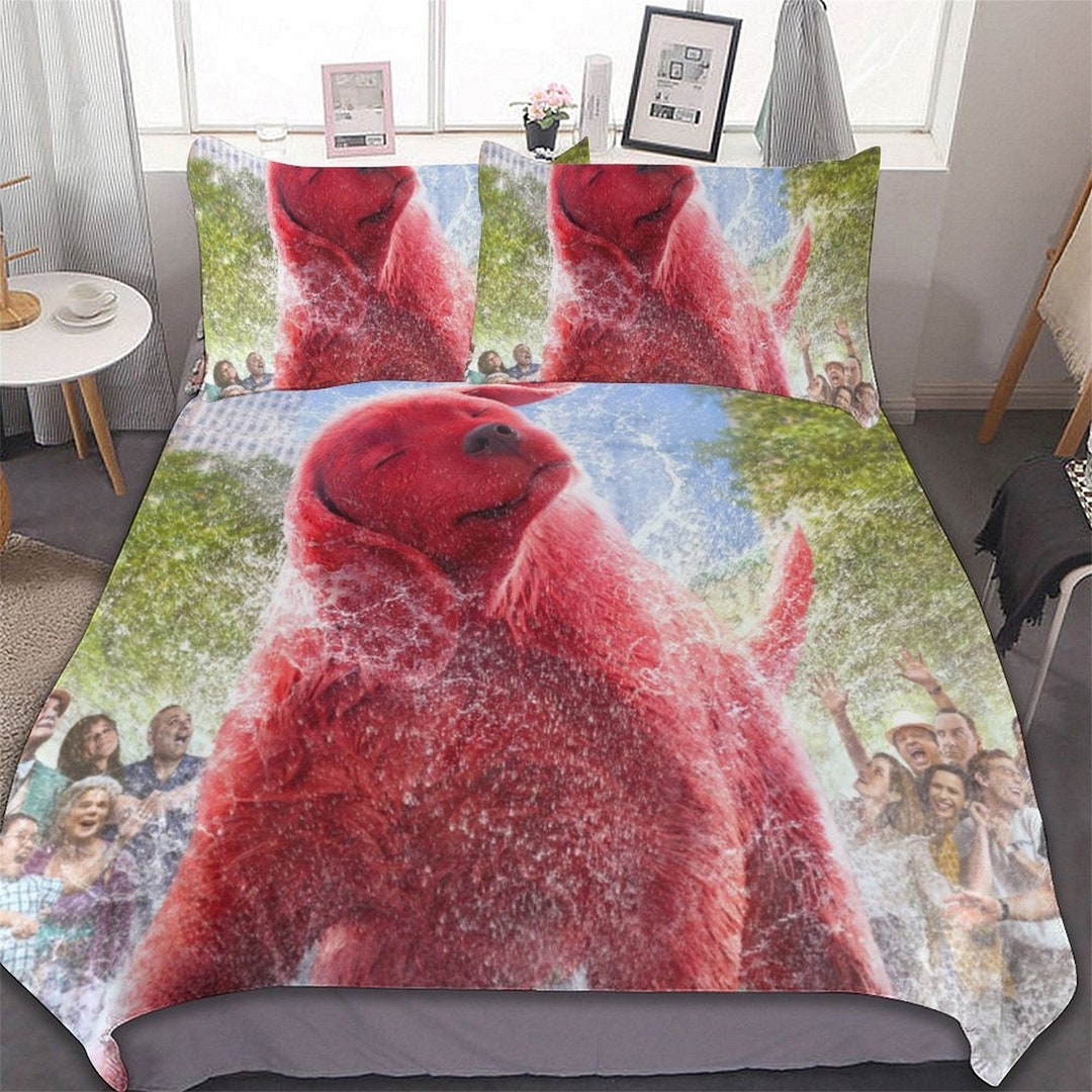 Disney Clifford the Big Red Dog Duvet Cover Pillow Cover Bedding Set ...
