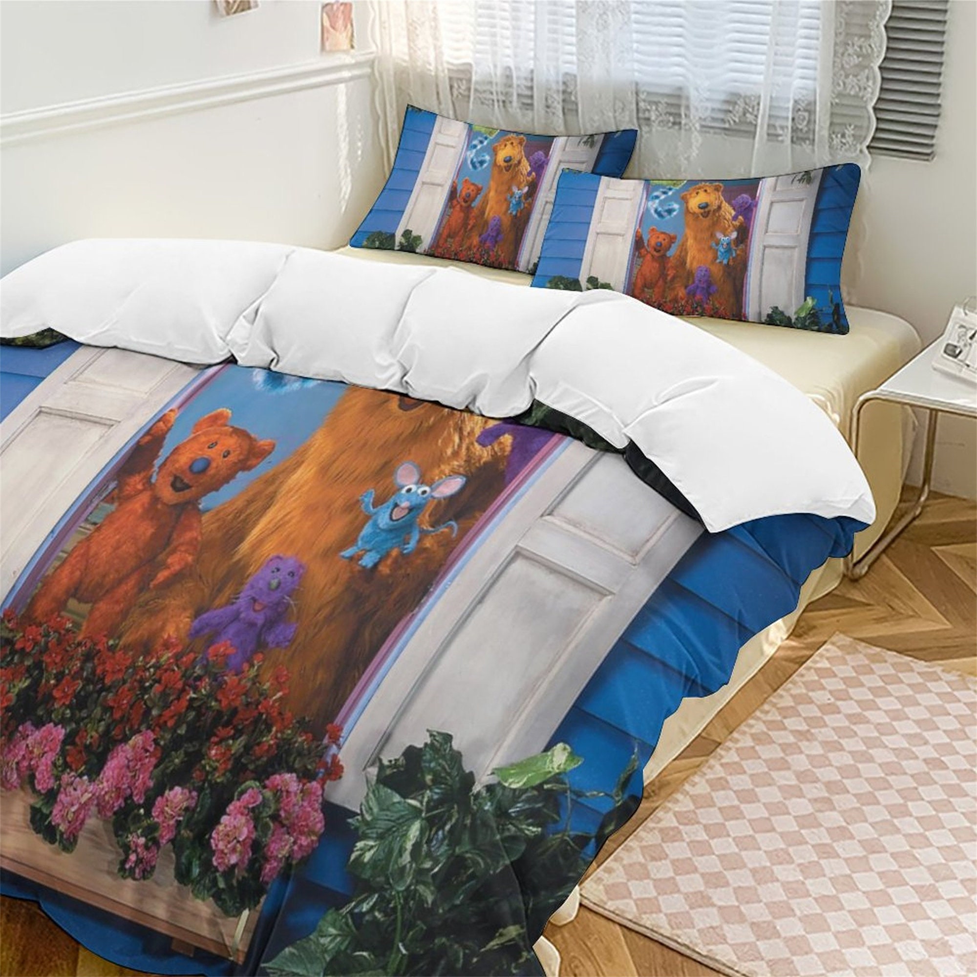 Disney Barney & Friends Plaid Washable Cotton Matting Bed - Etsy