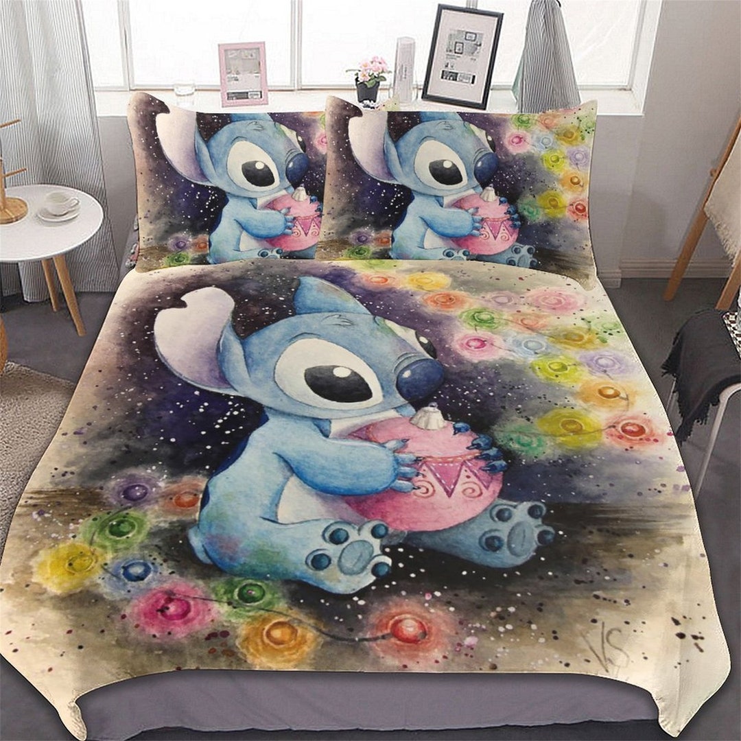 Disney Stitch Duvet Cover Pillow Cover Bedding Set Four Seasons Large ...