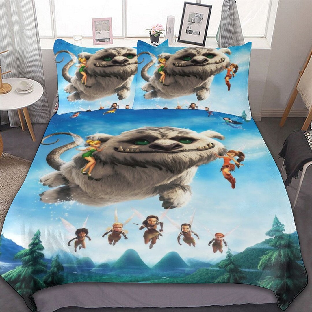 Disney Tinkerbell Legend of the Neverbeast Duvet Cover Pillow Cover ...